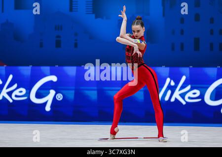 Taisiia Onofriichuk (UKR) seen during Rhythmic Gymnastics FIG World ...