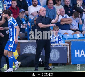 Livingston manager David Martindale during the William Hill Premiership ...