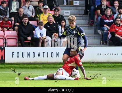 Kadeem Harris of Salford City during the Salford City v Crawley Town ...