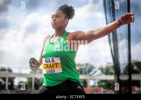 Shanice Craft (Diskuswurf Frauen, SV Halle), JPN, Leichtathletik ...