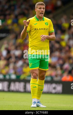 Jakov Medić of Norwich City during the Sky Bet Championship match Blackburn Rovers vs Norwich ...