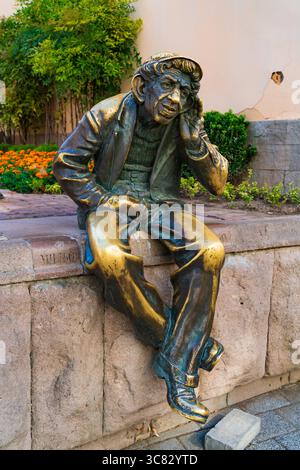 Plovdiv, Bulgaria, Statue of Miljo Stock Photo - Alamy