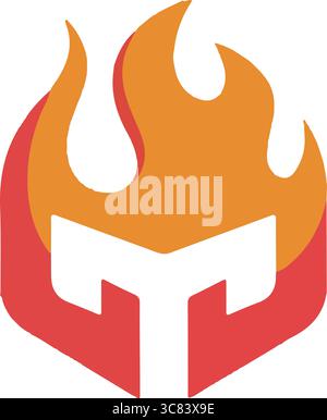 Fire Logo Template Flame Clipart Symbol Icon Vector Stock Vector Image ...