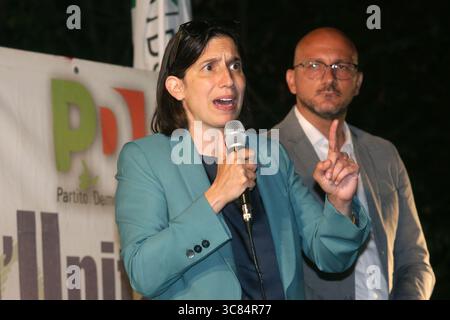Modena. Elly Schlein, secretary of the Democratic Party, meets with PD ...