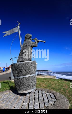 Whale sculpture Whitby North Yorkshire England Stock Photo - Alamy