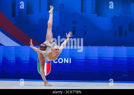 Tara Dragas (ITA) seen during Rhythmic Gymnastics FIG World ...