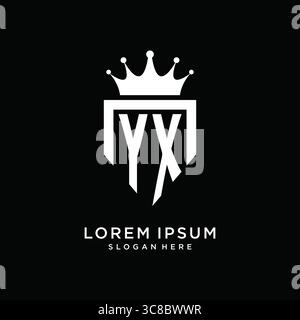 YX Letter Royal Luxury Logo template in vector art for Restaurant ...