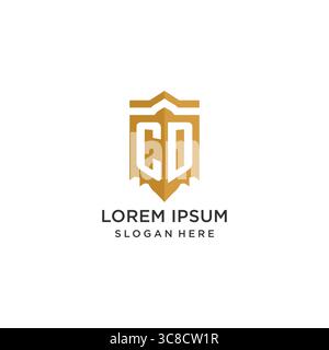 CD Initial Letter Luxury Logo template in vector for Restaurant ...