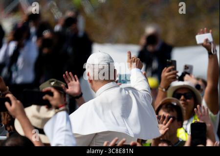 Pope Leo XIV leads a Mass on the occasion of the Jubilee of Prisoners ...