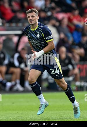Crewe Alexandra's Josh March during the Sky Bet League Two match at JobServe Community Stadium ...