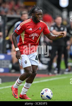 Salford City's Rosaire Longelo during the Sky Bet League Two match at ...