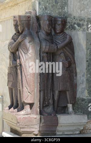 Portrait of the Four Tetrarchs, porphyry statue c AD300, Basilica of ...