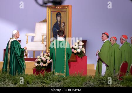 Pope Leo XIV leads the Jubilee audience at St. Peter's square in the ...