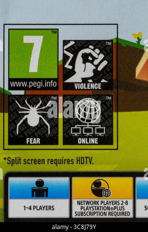 7 seven pegi rating, Pan-European Game Information on Xbox 360 video ...