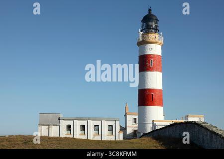 Point of Ayre lighthouse, designed by Robert Stevenson, Isle of Man ...
