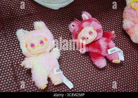Labubu toys displayed at Grand Bazaar in Turkey, Marmaris Stock Photo ...