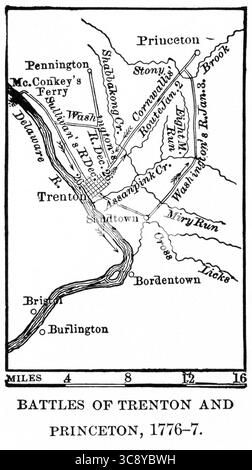 Battles of Trenton and Princeton Stock Photo - Alamy