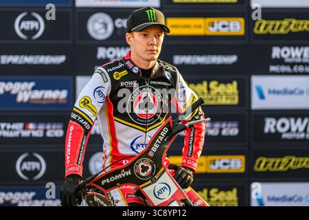 Dan Bewley during the Belle Vue Aces Media Day at the National Speedway ...
