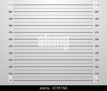 Police mugshot photoshoot background. Height feet and inches chart for ...