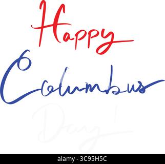 columbus day lettering celebration Stock Vector Image & Art - Alamy