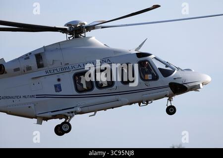 Pope Leo XIV arrives by helicopter in Pavia for his pastoral visit to ...