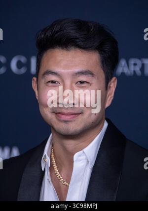 Simu Liu arrives at the 2022 LACMA Art + Film Gala held at LACMA in Los ...