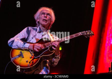 Steve Howe of Yes at the Orpheum Theater on November 9, 2022, in ...