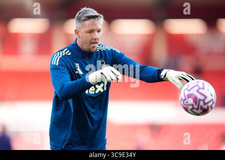 Nottingham Forest goalkeeper coach Wayne Hennessey ahead of the Premier ...