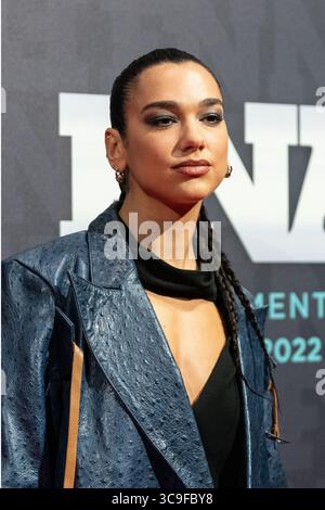 Dua Lipa attends the 36th Annual Footwear News Achievement Awards at ...