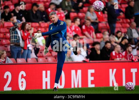 Nottingham Forest goalkeeper coach Wayne Hennessey ahead of the Premier ...