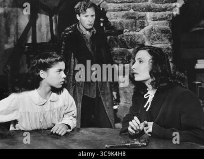 Dena Penn, Lowell Gilmore, Tamara Toumanova, on-set of the Film, "Days ...