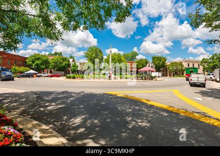 PUBLIC SQUARE HISTORIC DISTRICT FRANKLIN TENNESSEE USA Stock Photo - Alamy