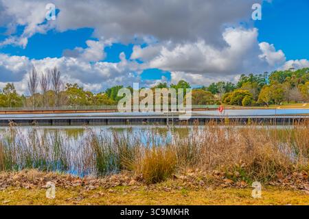 A Winter's day at Lake Canobolas near Orange at the foot of Mount ...