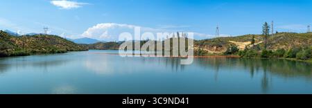 Keswick Dam from Sacramento River Rail Trail, Sacramento River National ...