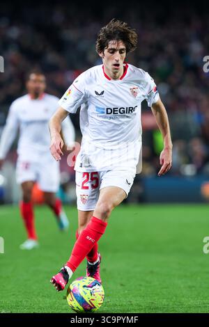 Bryan Gil of Sevilla in action during the pre-season friendly match ...