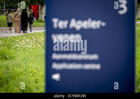 TER APEL - Asylum seekers refugees at the application center in Ter ...