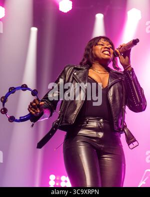 Noelle Scaggs of Fitz and the Tantrums at The Sylvee on February 3 ...