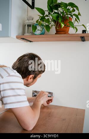 electrician at work in a plant Stock Photo - Alamy