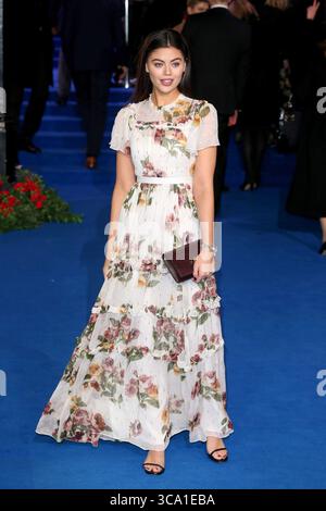 Emily Canham attends the European Premiere of "Mary Poppins Returns" at ...