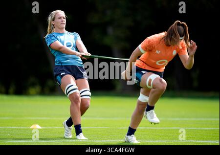 England's Zoe Aldcroft (centre left) and Rosie Galligan (centre right ...