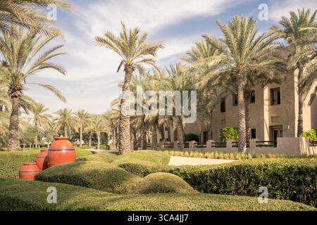 Traditional Arabic Architecture at Bab Al Shams Resort, Dubai Stock ...
