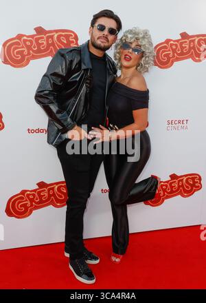 Jordan Brook and Sophie Kasaei attending the press night for Secret ...