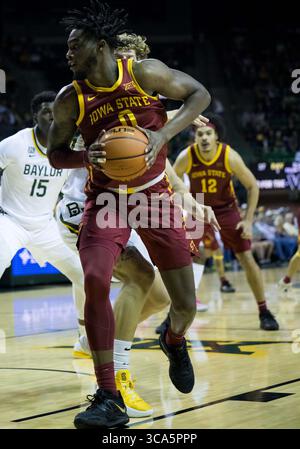 March 4 2023: Iowa State Cyclones guard Demarion Watson (4) dunks the ...