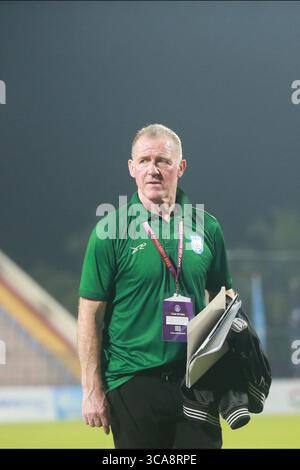Bangladesh coach Peter Butler at the Bashundhara Kings Arena, Dhaka ...