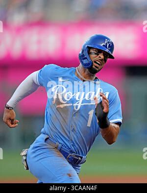 Kansas City Royals MJ Melendez in a baseball game, Sunday, May 8, 2022 ...