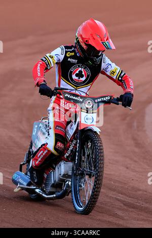 Dan Bewley during the Belle Vue Aces Press day at the National Speedway ...