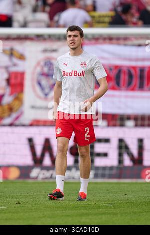 SALZBURG, AUSTRIA - AUGUST 6: Jacob Rasmussen of Salzburg and Ludovit ...