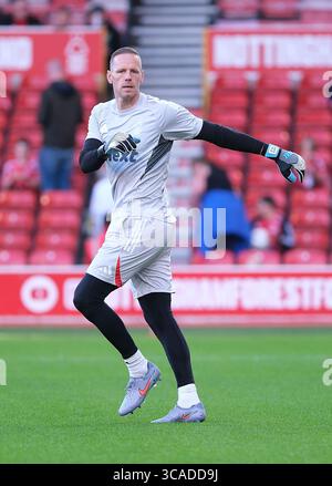 Matz Sels of Nottingham Forest seen during the Premier league football ...