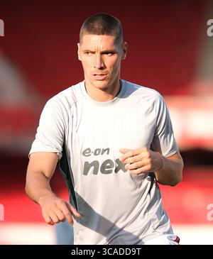Nikola Milenkovic of Nottingham Forest seen during the Premier league ...