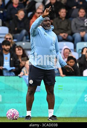 Manchester City assistant manager Kolo Toure ahead of the Premier ...